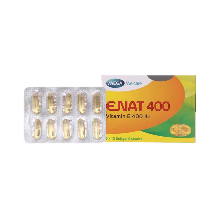 ENAT 400 Vitamin E, Natural Vitamin E Capsules - 30 capsules - SIXMD ...