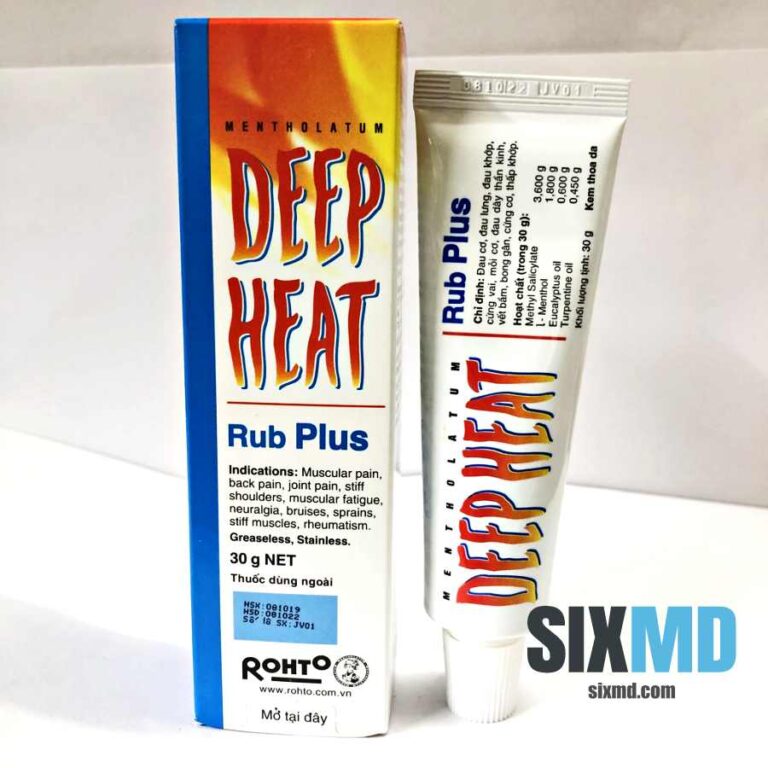 Deep Heat Cream - Quickly relieve pain and stiffness - 30g - SIXMD ...