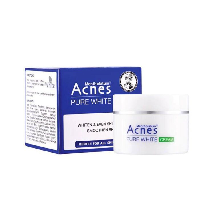 Acnes Pure White Cream, Mentholatum - Anti-oxidant and prevents the ...