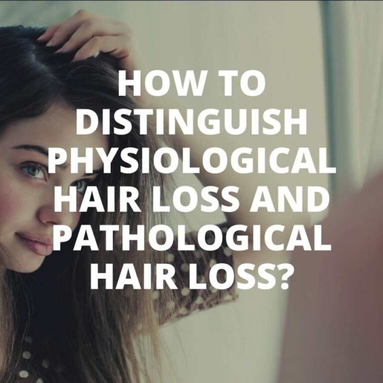 How To Distinguish Physiological Hair Loss And Pathological Hair Loss